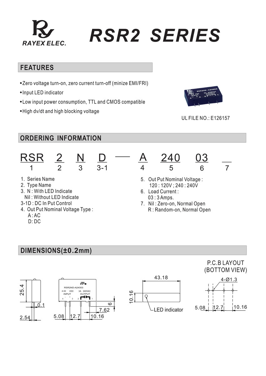RSR2系列 - 瑞鎰電機股份有限公司